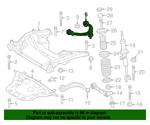 31126779871 - 2009-2020 BMW Upper Control Arm (31-12-6-779-871) | BMW ...