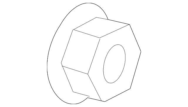 000-998-34-85 - Tail Lamp Assembly Nut 2016-2023 Mercedes-Benz Metris ...