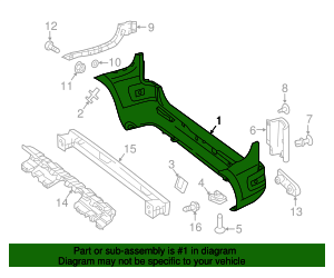 447-885-01-38-9999 - Bumper Cover 2016-2023 Mercedes-Benz Metris ...