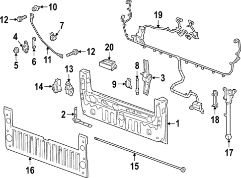 Tail Gate for 2019 Chevrolet Silverado 1500 LD | QuirkParts