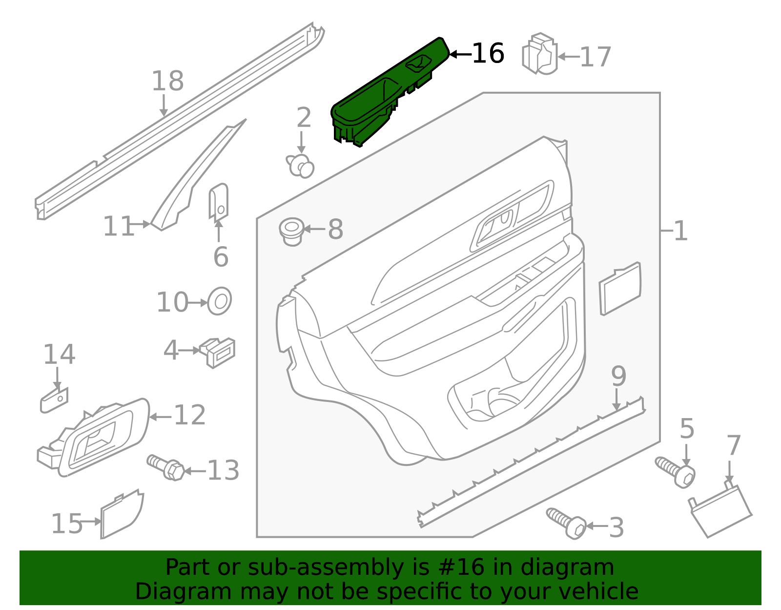 FB5Z-14528-AC - Switch Bezel 2016-2019 Ford Explorer | AutoNation Parts
