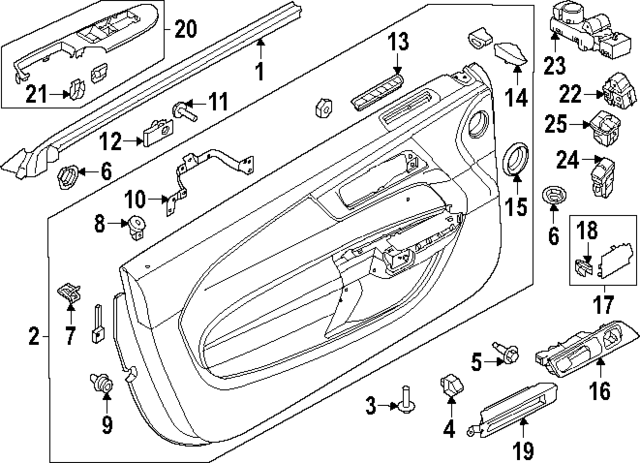 2024 Ford Mustang Support Bracket Screw W715133-S437 | QuirkParts