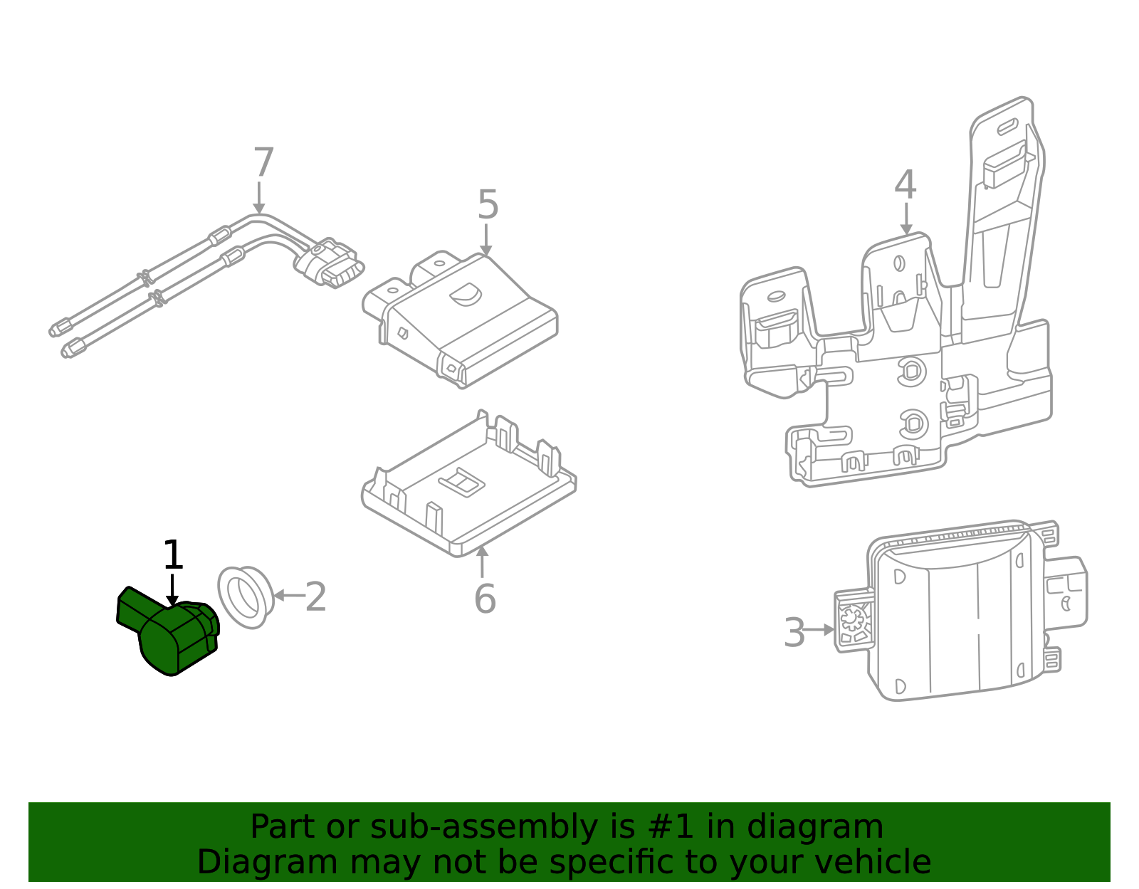 5WA-919-275-A-905 - Sensor 2021-2025 Volkswagen | Volkswagen Parts Catalog