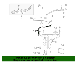 2009-2020 Dodge Journey Hose 5116306AF | TascaParts.com