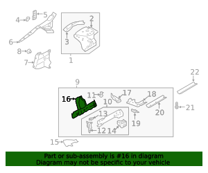 G5131-6CAMA - Closing Plate 2019-2024 Nissan Altima | Nissan Parts ...