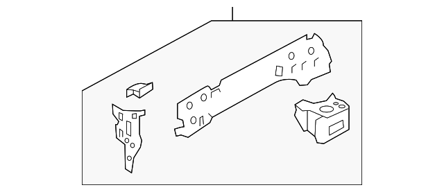 2019-2023 Nissan Altima Side Member Rail G5111-6CAMA | QuirkParts