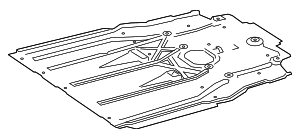 247-520-09-00 - Splash Shield 2019-2023 Mercedes-Benz | Mercedes-Benz ...