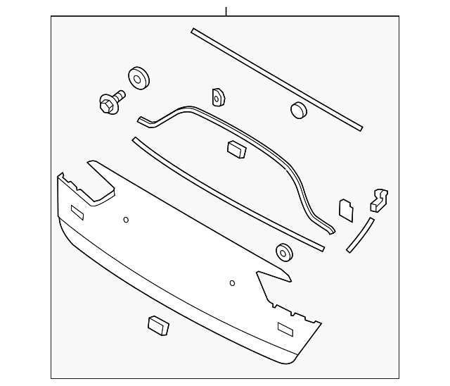 2017-2018 Kia Optima Molding Assembly 87370 A8200 | OEM Parts Online