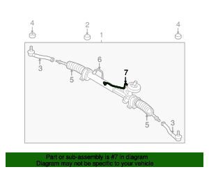 2004-2011 GM Power Steering Return Hose 93742571 | GMPartsDirect.com