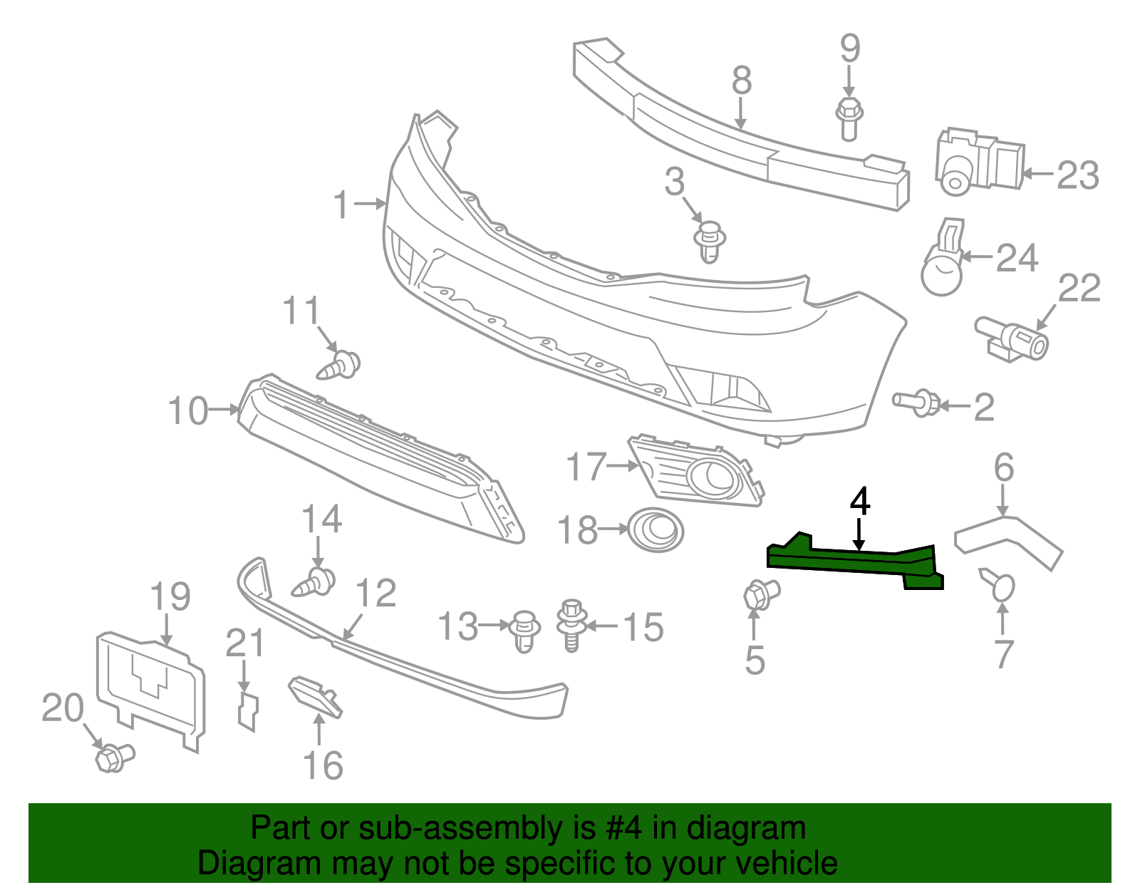 71140-SZA-A50 - 2012-2015 Honda Pilot - Beam R Front Bumper Corner ...