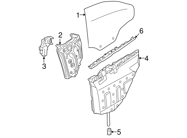 Genuine BMW 51-37-7-198-049 | Window Regulator | FREE Shipping on Most ...