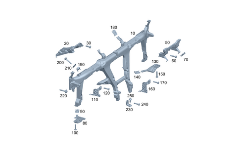 Crossmember Under Instrument Panel for 2025 Mercedes-Benz G550 ...