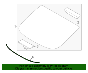2020-2025 Hyundai Sonata Lower Molding 87120-L1000 | OEM Parts Online