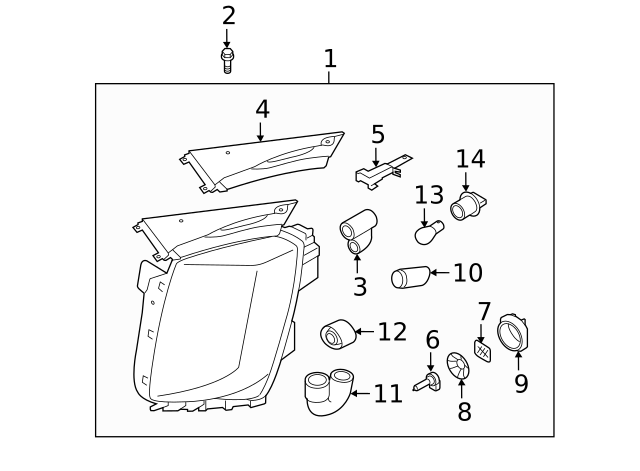 2020-2021 Kia Telluride Support Bracket - Passenger Side (RH) 92152 ...
