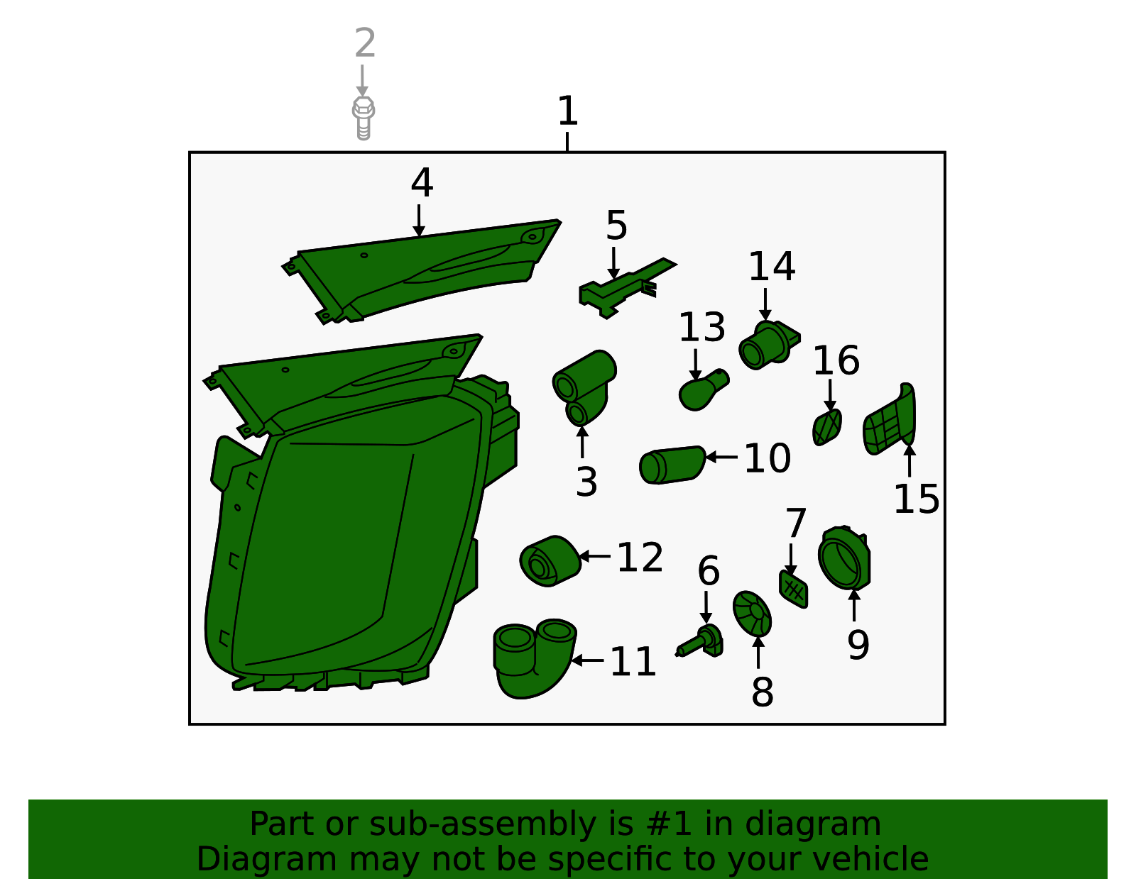 92102-S9000 - Composite Assembly 2020-2022 Kia Telluride | Kia.Parts Store