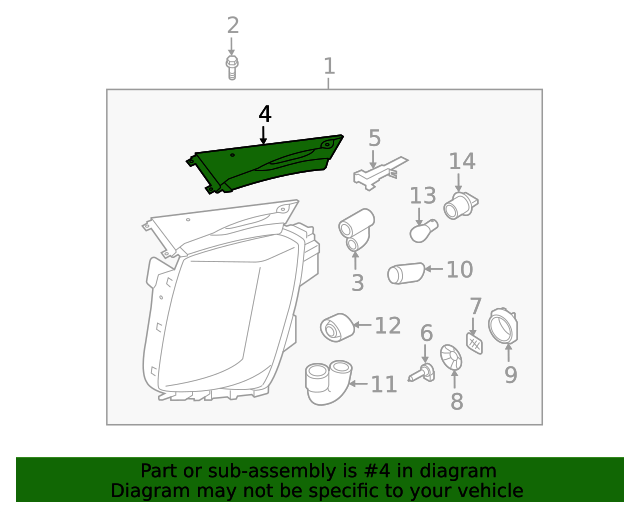 2020-2021 Kia Telluride Mount Bracket - Driver's Side (LH) 92153-S9000 ...