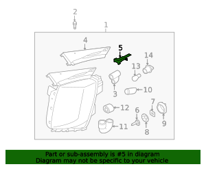 2020-2021 Kia Telluride Support Bracket - Passenger Side (RH) 92152 ...