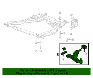 2016-2022 Chevrolet Spark Front Passenger Side Lower Control Arm ...