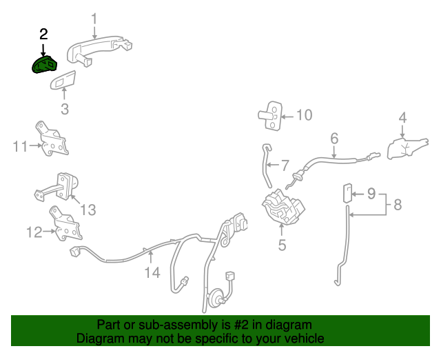 2010-2022 GM Primed Door Lock Cylinder Cap 92233091 GM | GMPartsDirect.com
