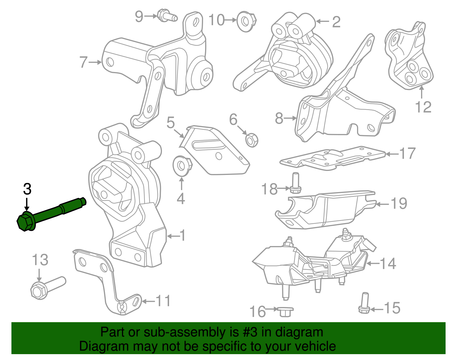 2007-2024 Mopar Screw 06508745AA | Mopar Parts Canada