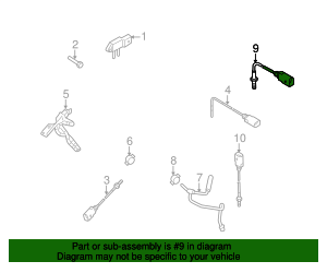 2009-2015 Volkswagen Exhaust Gas Temperature (Egt) Sensor 03L-906-088 ...
