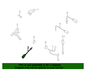 2010-2015 Volkswagen Sensor 03L-906-088-EJ | vwpartscenter