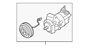 2009-2012 Nissan Compressor Assembly 92600-CJ63E | Nissan Parts Central