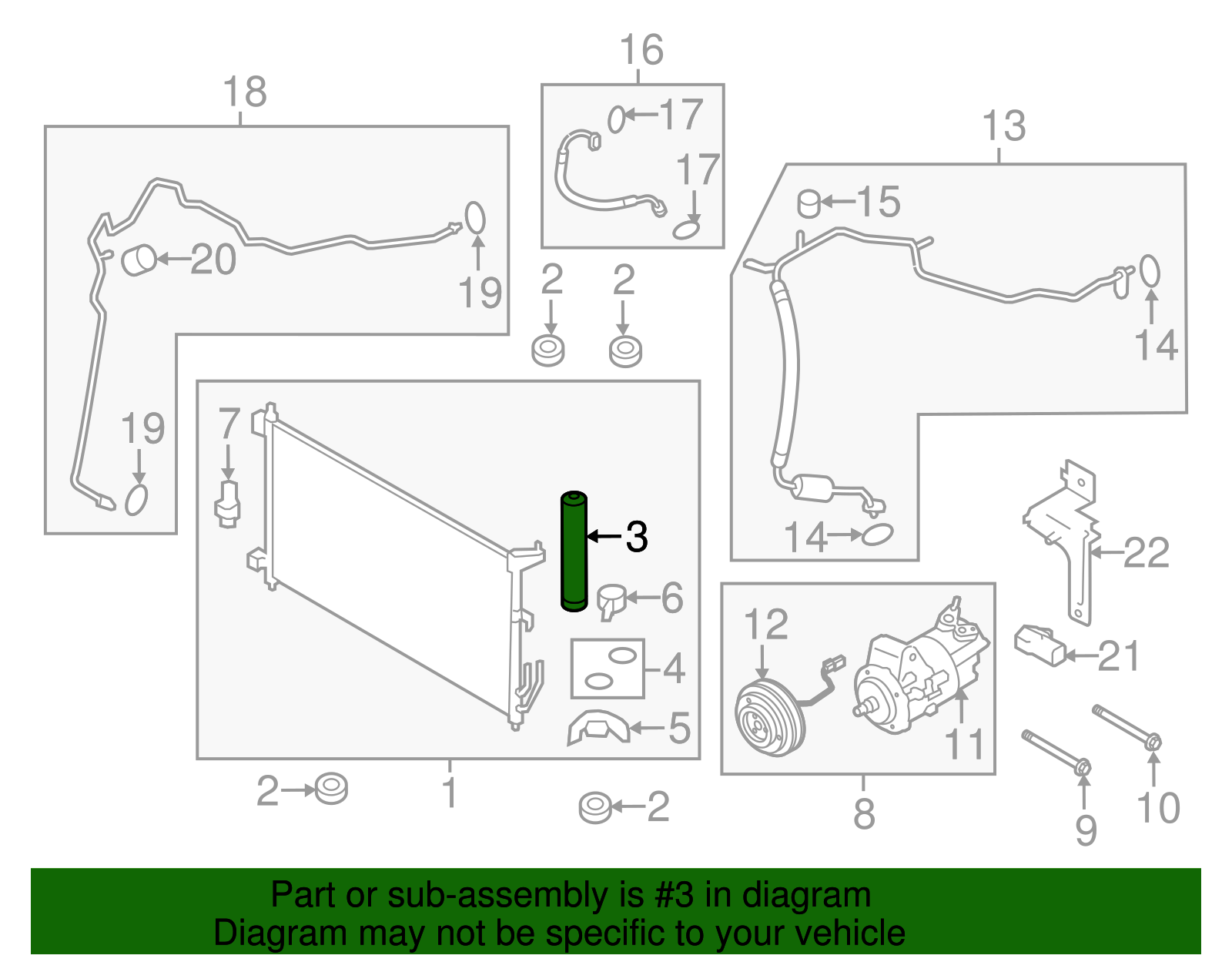 92131-2Y920 - 2001-2014 Nissan - Dehydrator | Anicra Nissan Parts