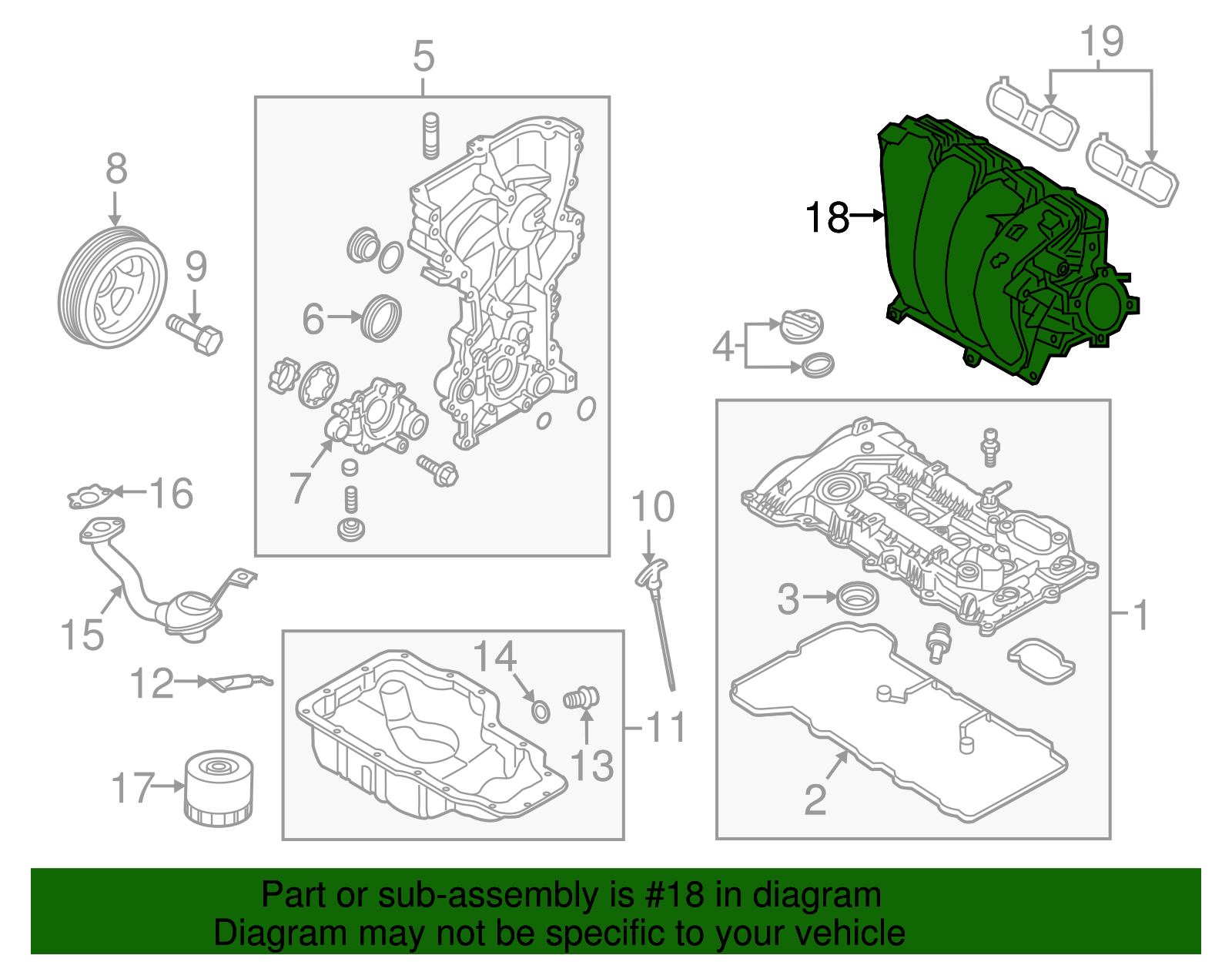 28310-2EAA0 - Intake Manifold 2017-2018 Kia | Kia.Parts Store