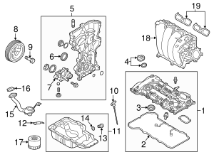 2017-2018 Kia Intake Manifold 28310-2EAA0 | Kia Automotive Parts