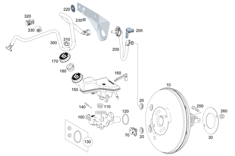 Brake Booster for 2022 Mercedes-Benz A 220 | Mercedes-Benz USA Parts
