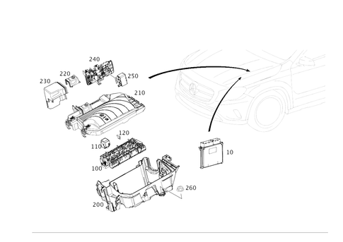 Control Units, Fuse Boxes and Relays in Engine Compartment for 2017 ...
