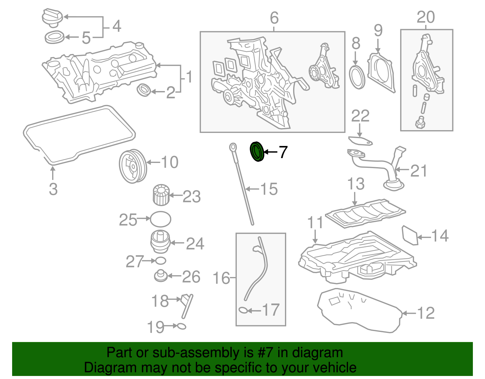 90311-42045 - Front Cover Seal 2009-2016 Toyota | Longo Toyota Parts