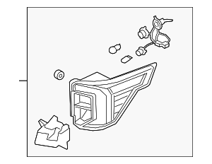 2020-2021 Ford Tail Lamp Assembly lb5z13404g | GetOEMParts.com