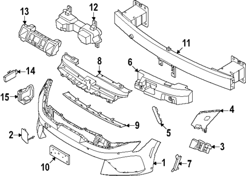 Bumper & Components - Front for 2025 Kia K5 | Kia.Parts Store