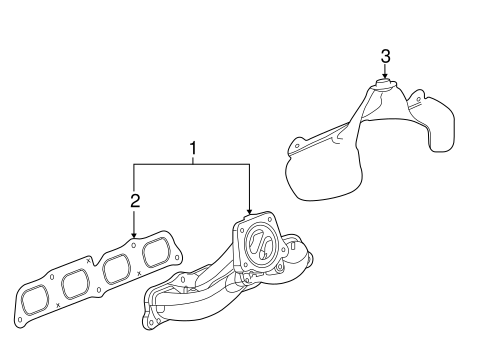 Exhaust Manifold for 2021 Chevrolet Camaro | GMPartsDirect.com