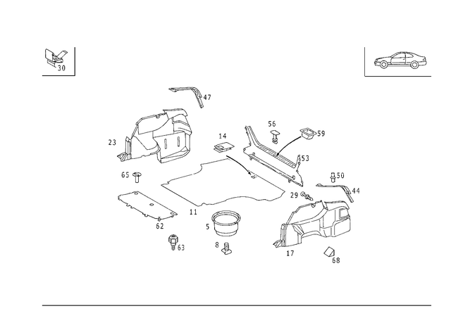 208-693-01-33 - Cover 1999-2003 Mercedes-Benz CLK430 | Mercedes-Benz ...