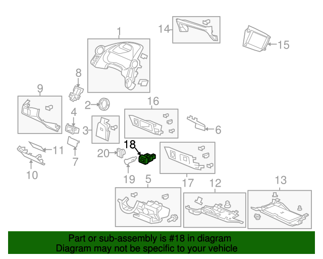 39112-TA0-003 - Audio Auxiliary Jack 2009-2014 Honda | AutoNation Parts