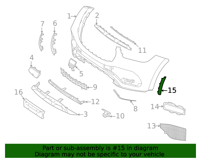 Genuine OEM Side Cover | 167-885-57-03-9999 | Fits Select 2020-2023 ...