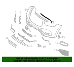 167-885-46-05 - Upper Molding 2020-2023 Mercedes-Benz | Mercedes-Benz ...