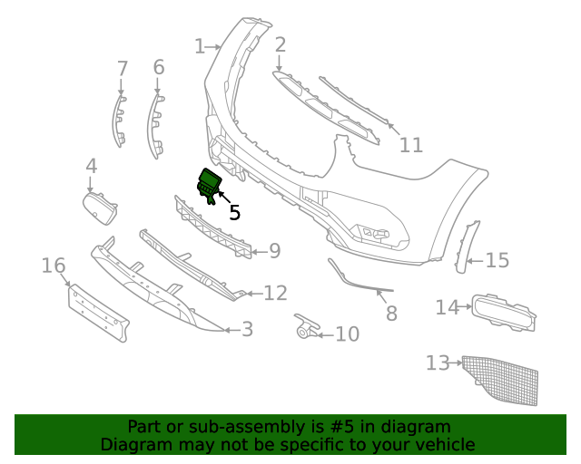 2020-2023 Mercedes-Benz Tow Eye Cap 167-885-61-03-9999 | AutoNation Parts