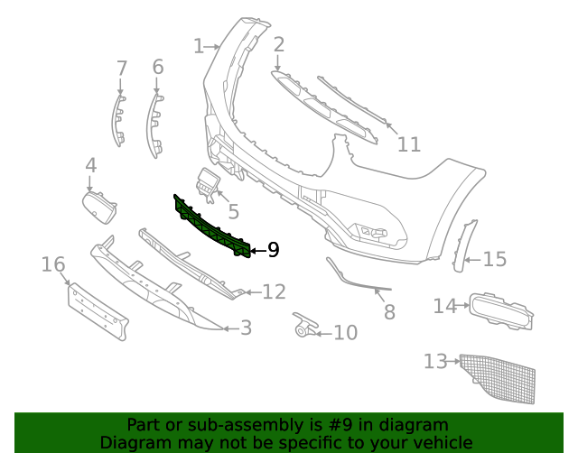 2020-2023 Mercedes-Benz Trim Cover 167-885-80-05 | MB Parts Center