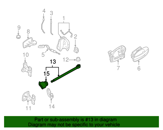 51227063830 - 2002-2008 BMW Check Strap (51-22-7-063-830) | BMW of ...