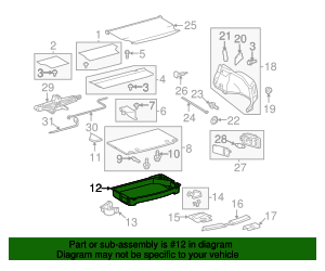64993-47020 - Storage Box - 2010-2015 Toyota Prius | Nucar Toyota of ...