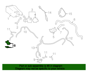 25860-31120 - Vacuum Switch 2017-2024 Toyota | Longo Toyota Parts