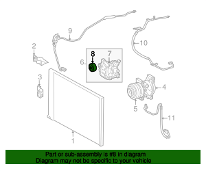 Genuine Toyota Accessory Drive Belt Idler Pulley part# 16603-31040 for ...