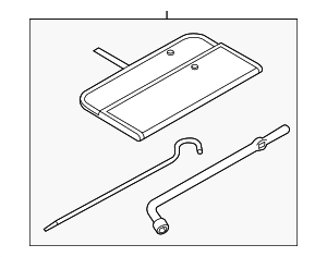 2012-2017 Nissan Quest Tool Kit 99501-1JA1A | Coulter Nissan Parts