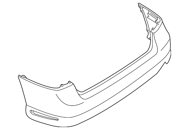 2000-2006 Mazda MPV Bumper Cover LC70-50-221D-BB | TascaParts.com