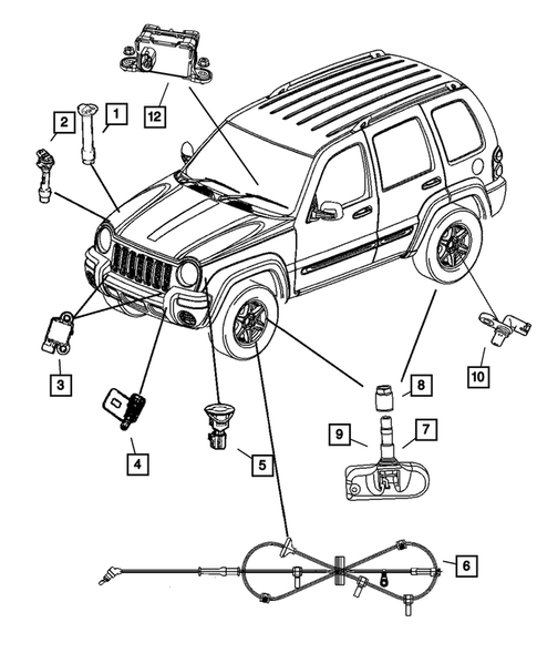 Sensors for 2007 Jeep Liberty | Mopar eStore
