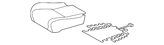 Lexus OEM Cushion Cover Part# 71072-48540-C3 | OEM Vehicle Parts